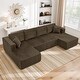 U-Shaped Modular Sectional Sofa [SIZE UPGRADED], Modern Minimalist ...